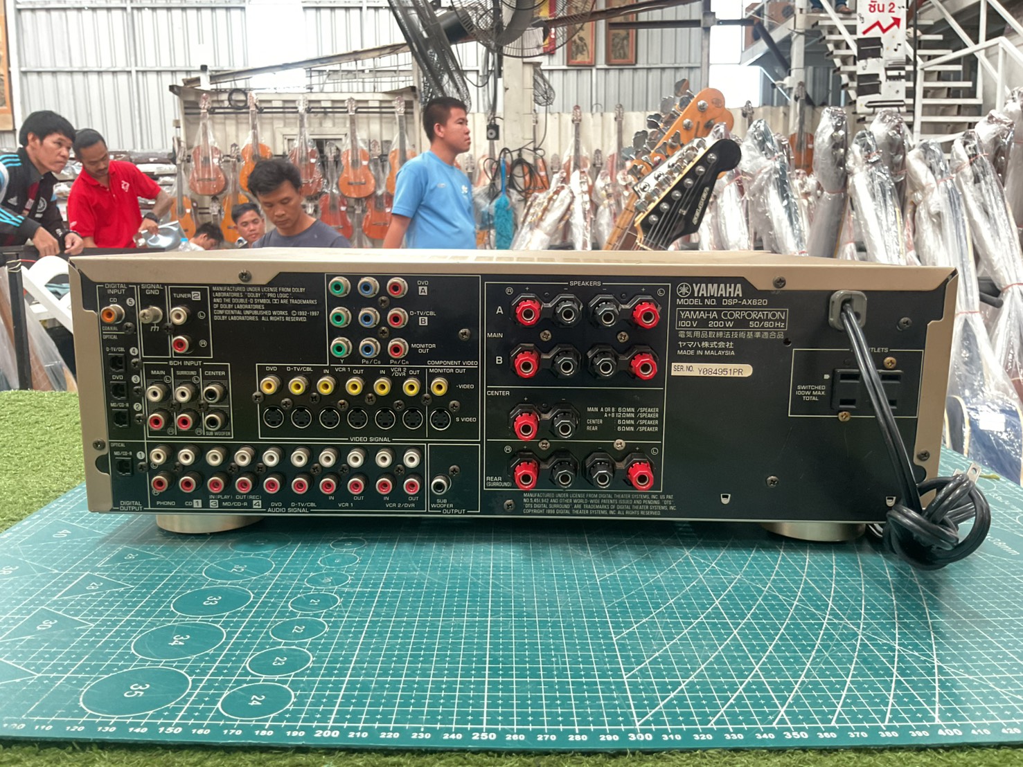 เครื่องขยายเสียง YAMAHA : DSP-AX620 - เครื่องเสียงมือสองญี่ปุ่น ...